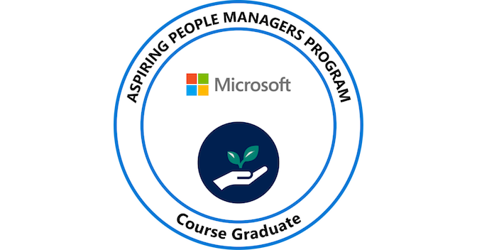 Aspiring People Managers Program – Course Graduate - Credly