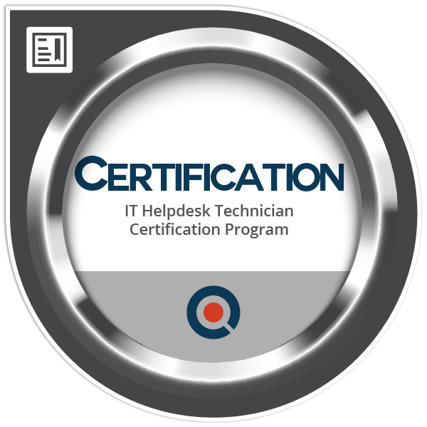 IT Helpdesk Technician Certification Program - Credly