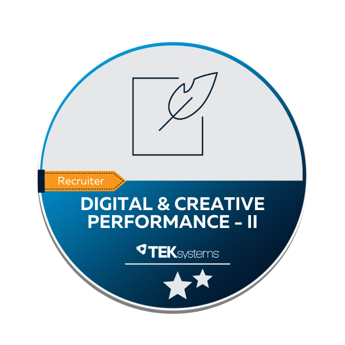 Recruiter - Digital and Creative Performance - II - Credly