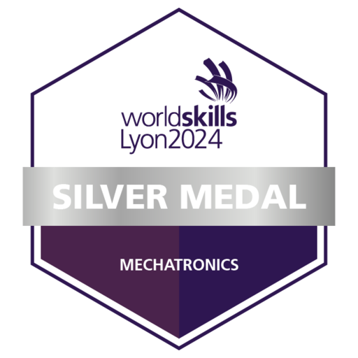 WorldSkills Lyon 2024 - Silver Medallist - Mechatronics - Credly