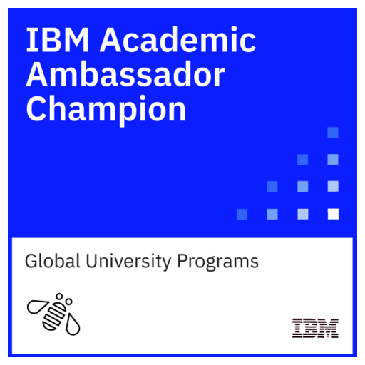 IBM Academic Ambassador Champion - Credly