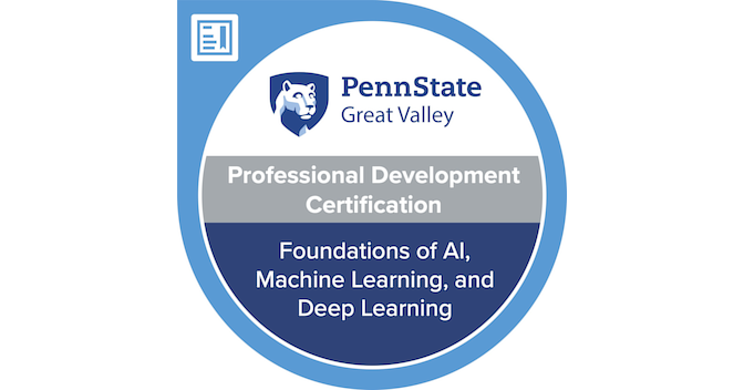 Foundations of AI, Machine Learning and Deep Learning - Credly