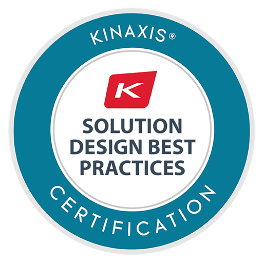 Kinaxis Solution Design Best Practices Specialist - Credly