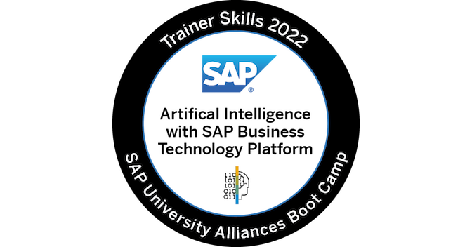 Trainer Skills 2022 - Artificial Intelligence with SAP Business Technology Platform - Credly