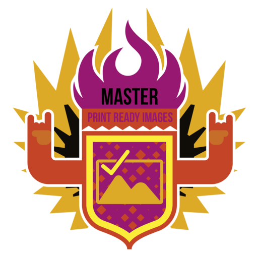 Print Ready Images Mastery Badge - Credly