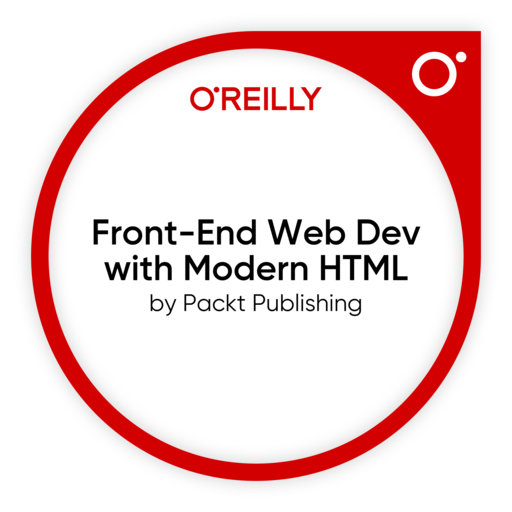 Front-End Web Dev with Modern HTML - Credly