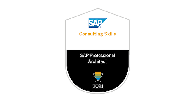 Consulting Skills 2021 - SAP Professional Architect - Credly