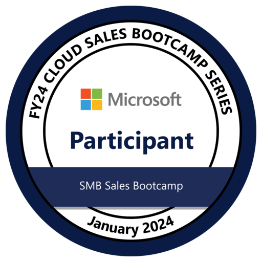 SMB Sales Bootcamp—FY24 Participant - Credly
