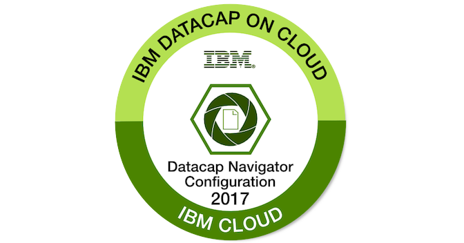 IBM Datacap on Cloud - Datacap Navigator Configuration - 2017 - Credly