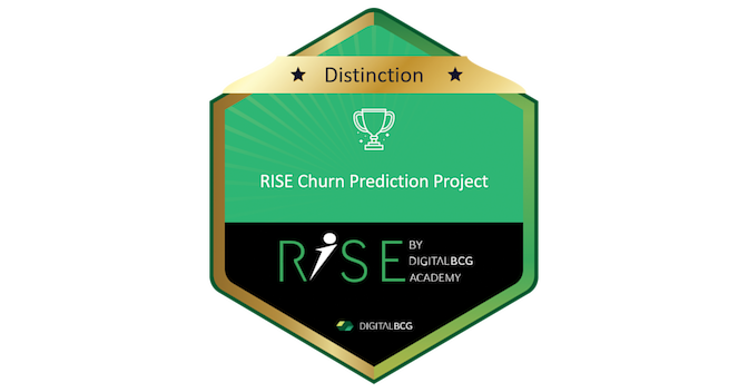 BCG RISE Distinction Churn Prediction Project - Credly