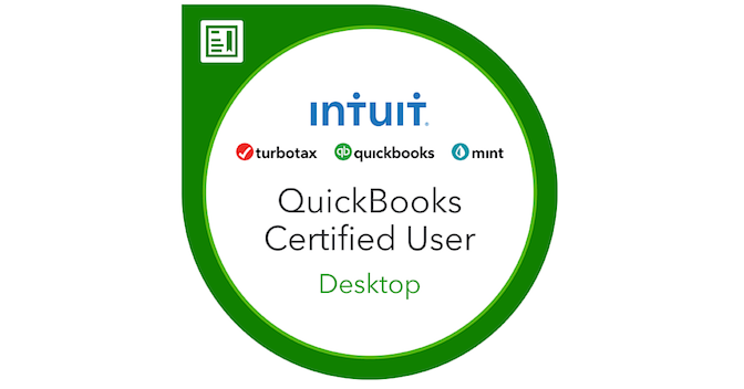 QuickBooks Desktop Certified User - Credly