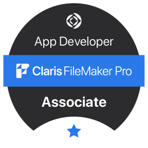 App Developer for Claris FileMaker Pro Associate - Credly