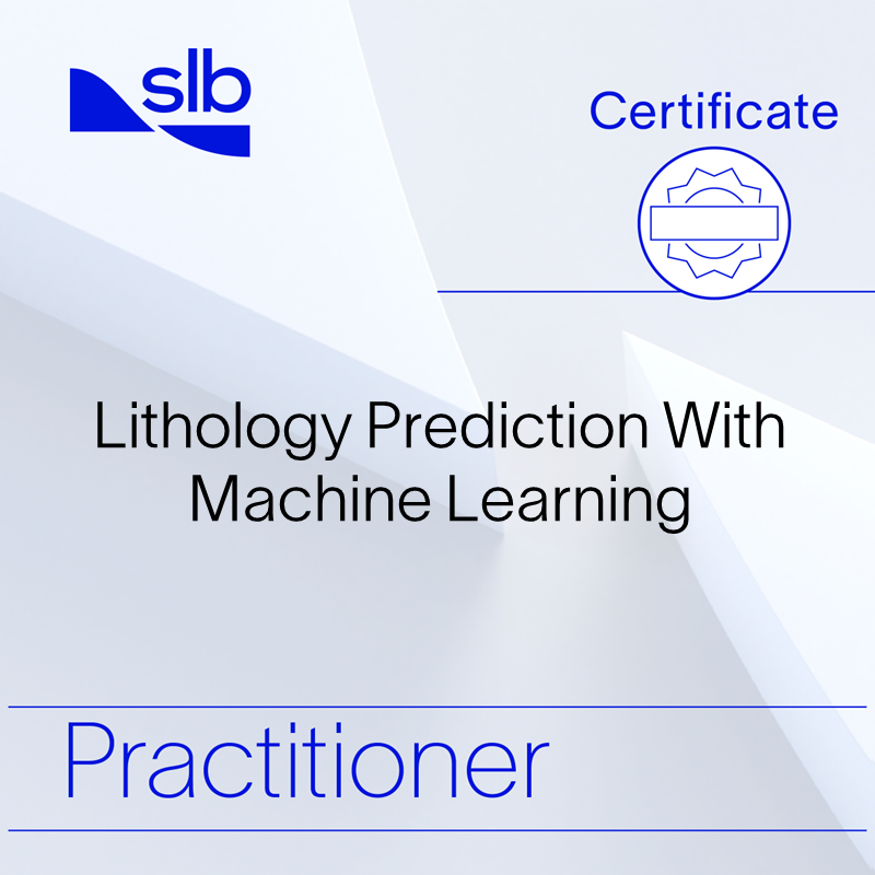 Lithology Prediction With Machine Learning (ML) - Practitioner Certificate - Credly