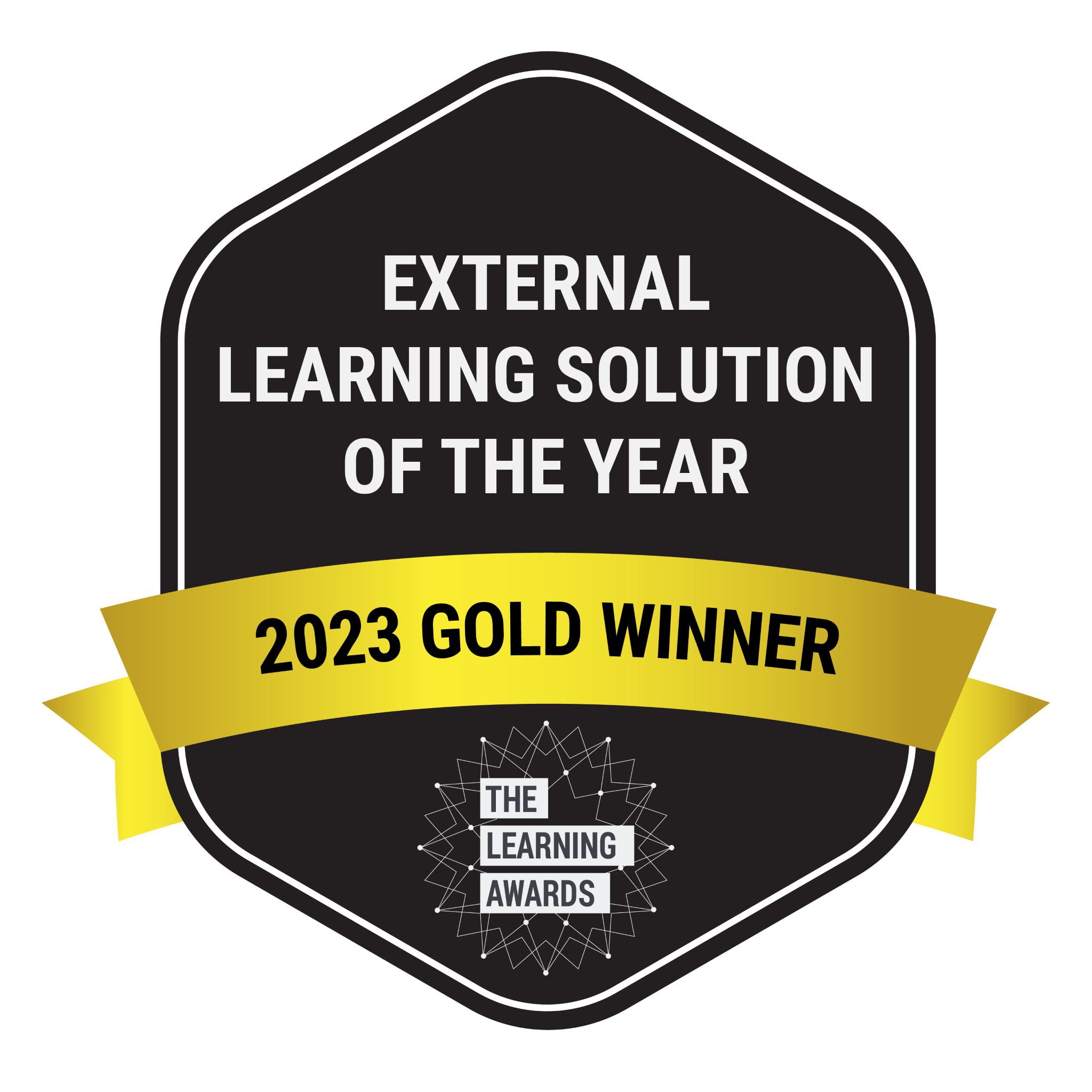 External Learning Solution of the Year 2023 - Gold Winner - Credly