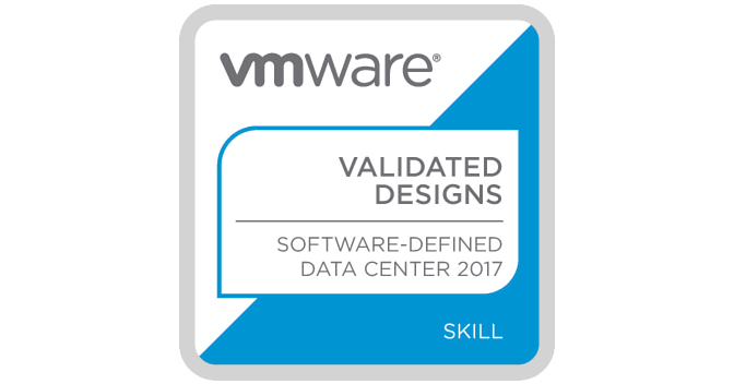 VMware Validated Designs for Software-Defined Data Center 2017 [Retired] - Credly