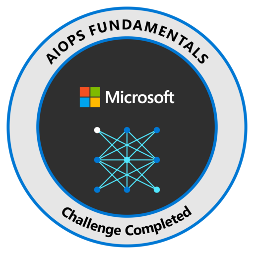 AIOps Fundamentals Challenge Completion Badge - Credly