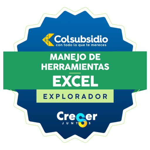 Manejo de Herramientas Microsoft Excel - Credly
