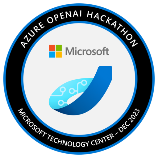 Microsoft Azure OpenAI MTC Hackathon - December 2023 - Credly