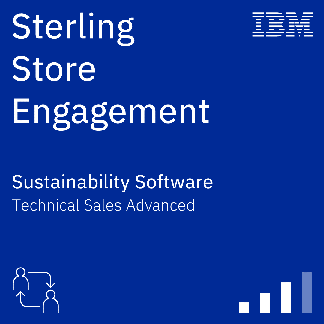 Sterling Store Engagement Technical Sales Advanced - Credly