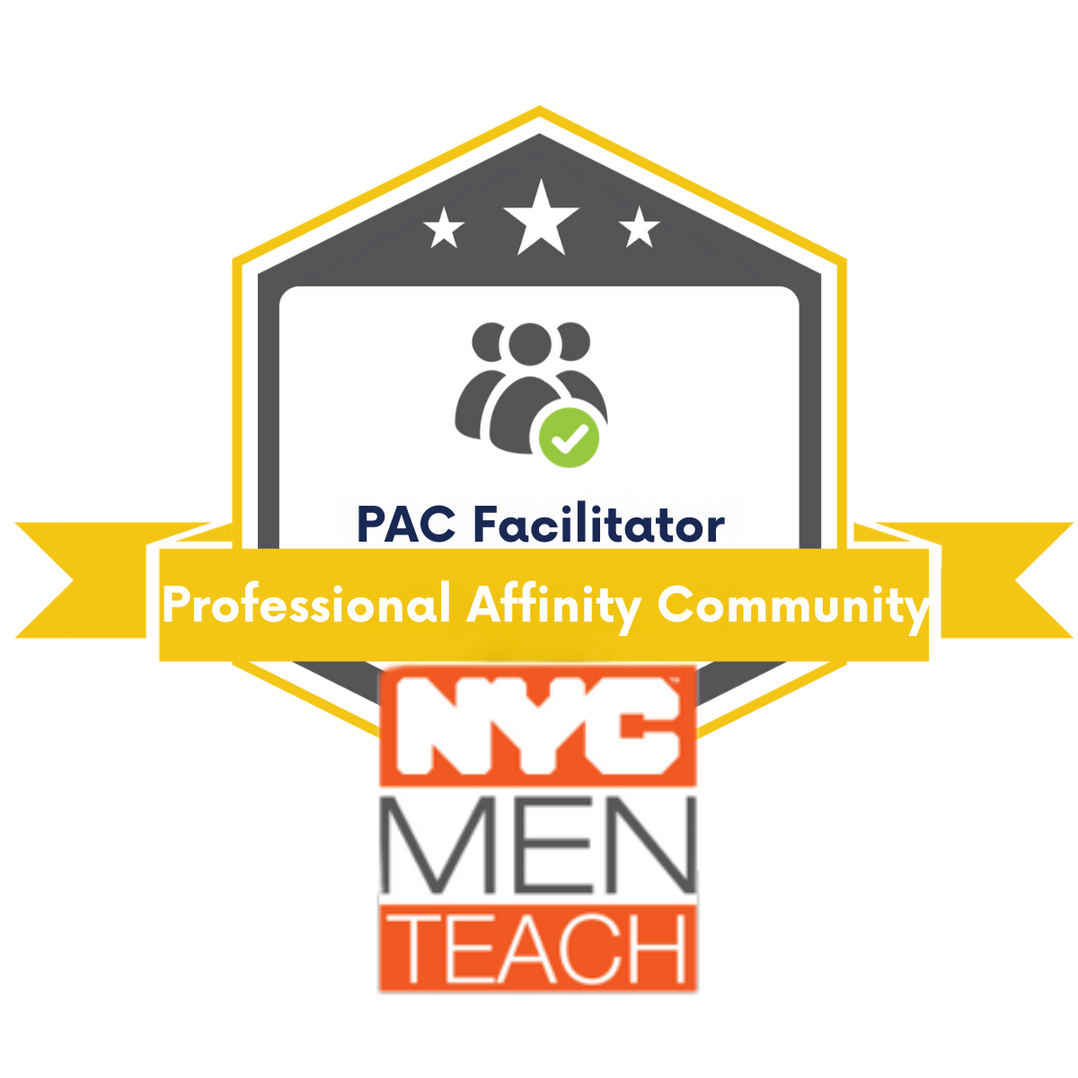 NYC Men Teach PAC Facilitator - Credly