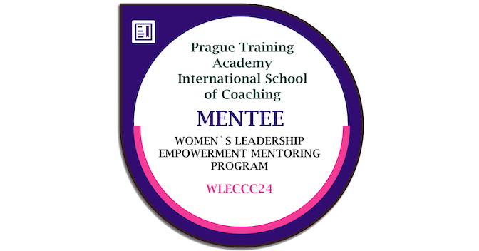 Prague Training Academy Women`s Leadership Mentoring Program Mentee - Credly