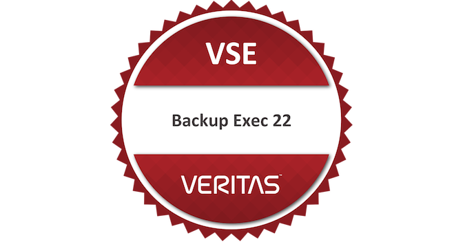 VSE Veritas Backup Exec 22 - Credly