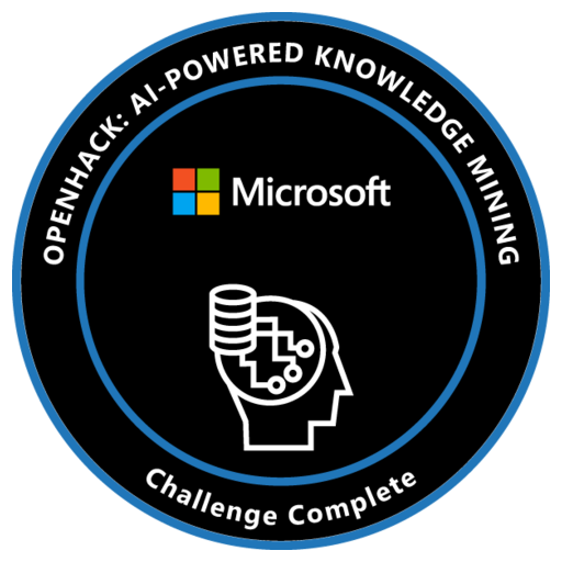 OpenHack: AI-Powered Knowledge Mining - Credly