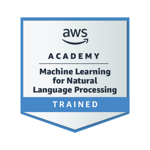 AWS Academy Graduate - Machine Learning for Natural Language Processing ...