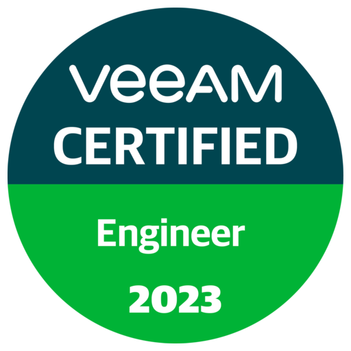 Veeam Certified Engineer (VMCE) 2023 - Credly