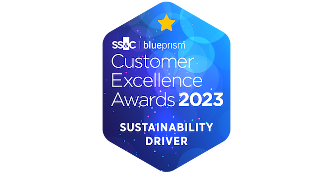 2023 Customer Excellence Awards Winner - Sustainability Driver - Credly