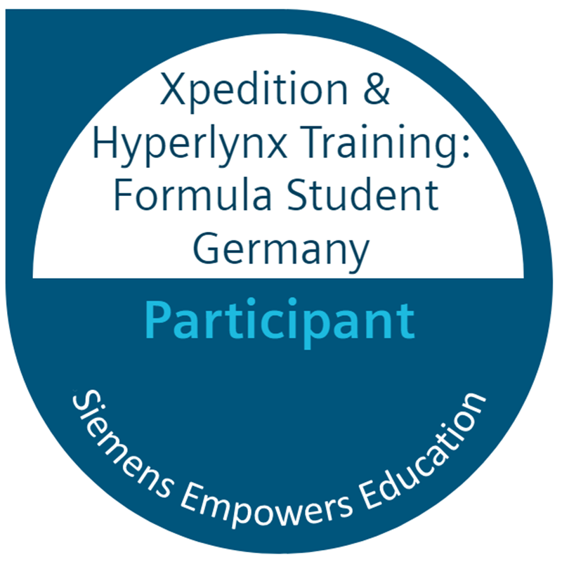 Xpedition & Hyperlynx Training-Formula Student Germany - Credly
