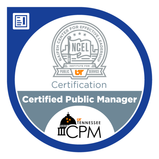 Tennessee Certified Public Manager - Credly