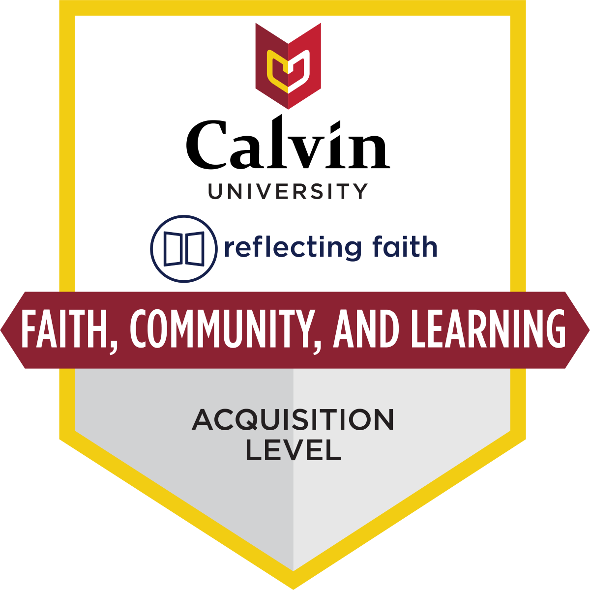 Reflecting Faith - Faith, Community, and Learning - Credly