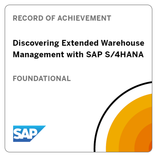 Discovering Extended Warehouse Management with SAP S/4HANA - Record of ...