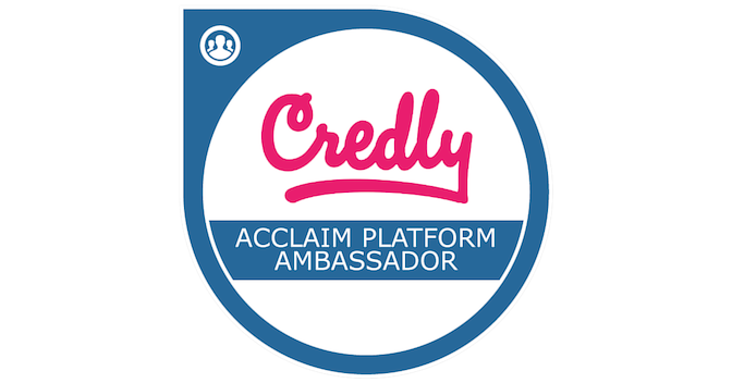 Credly's Acclaim Platform Ambassador 2019 - Credly