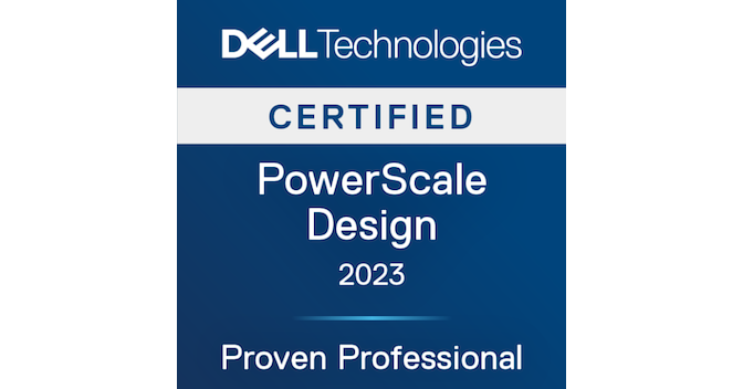 Dell PowerScale Design 2023 - Credly