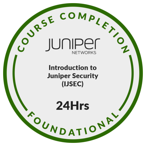 Introduction to Juniper Security (IJSEC) - Credly