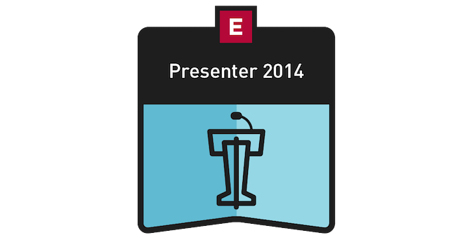 Presenter 2014 Credly