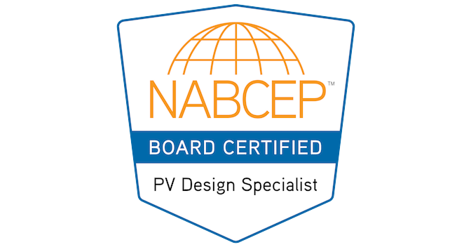 NABCEP Board Certified PV Design Specialist - Credly