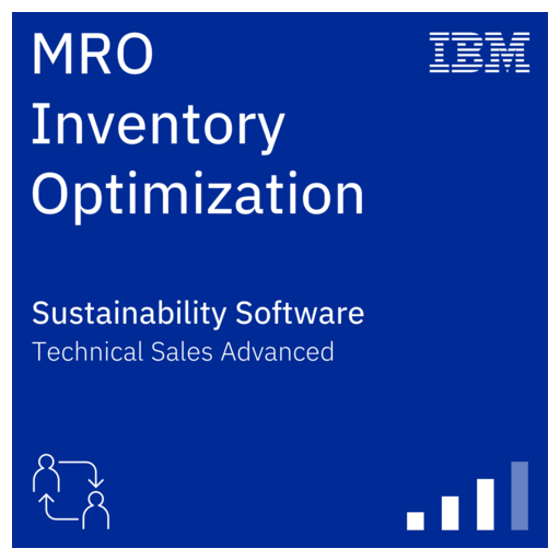 MRO Inventory Optimization Technical Sales Advanced - Credly