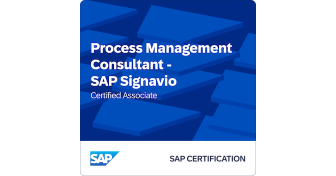 SAP Certified Associate - Process Management Consultant - SAP Signavio ...