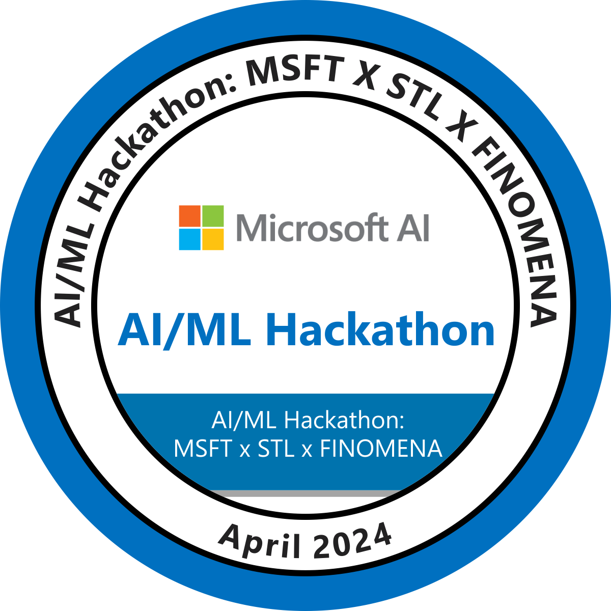 Microsoft X Stl X Finomena Ai Ml Hackathon—participant Credly