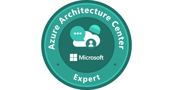 Expert - Azure Architecture Center - Credly