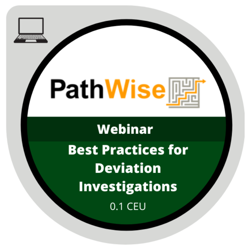 Best Practices for Deviation Investigations: Webinar - Credly