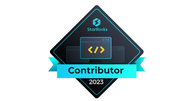 StarRocks Contributor 2023 - Credly