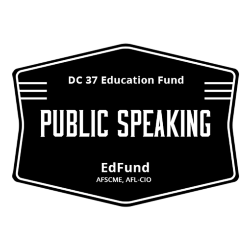 DC 37 Education Fund Public Speaking Badge - Credly