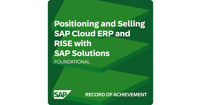 Positioning and Selling SAP Cloud ERP and RISE with SAP Solutions ...