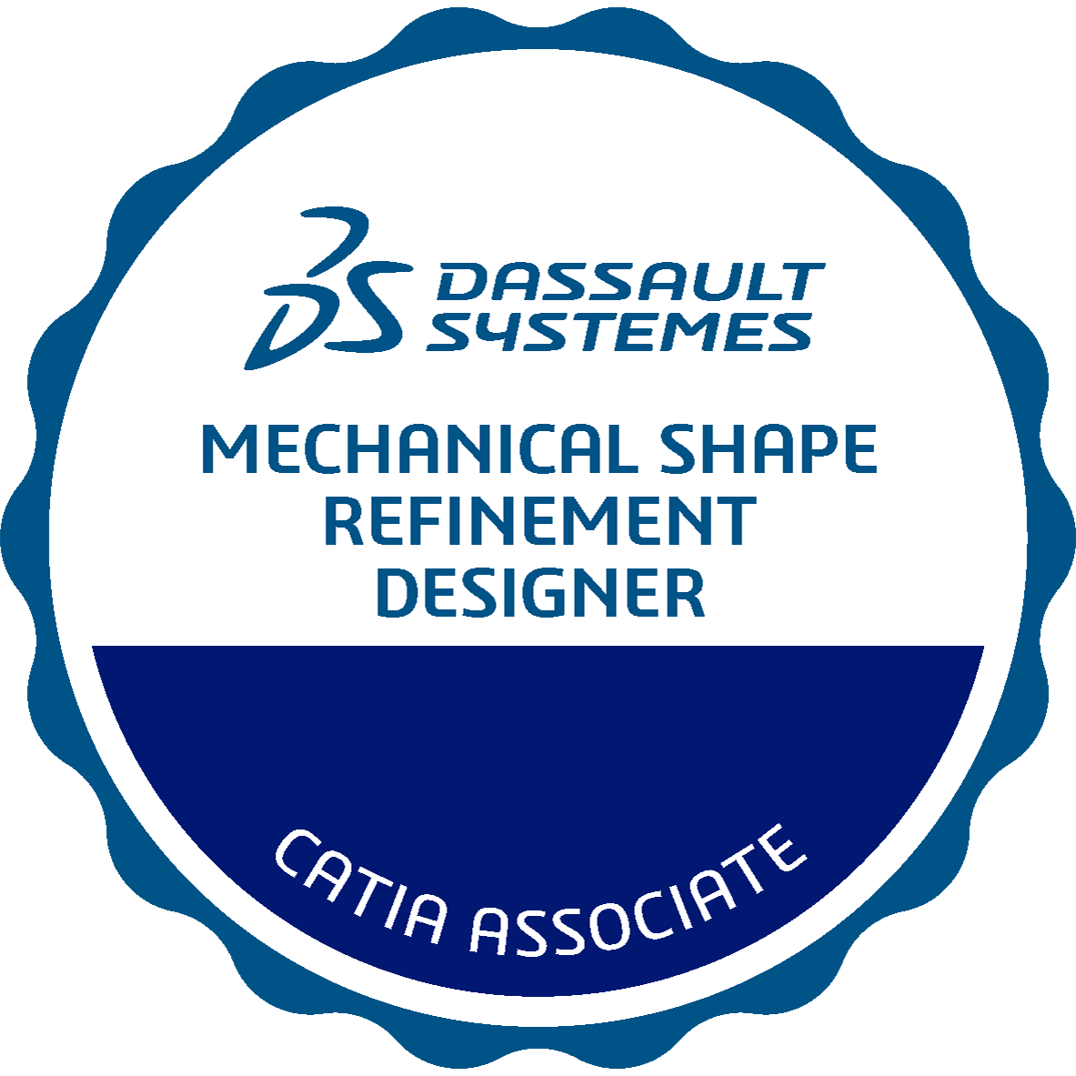 Certified 3DEXPERIENCE Mechanical Shape Refinement Designer - Associate - Credly