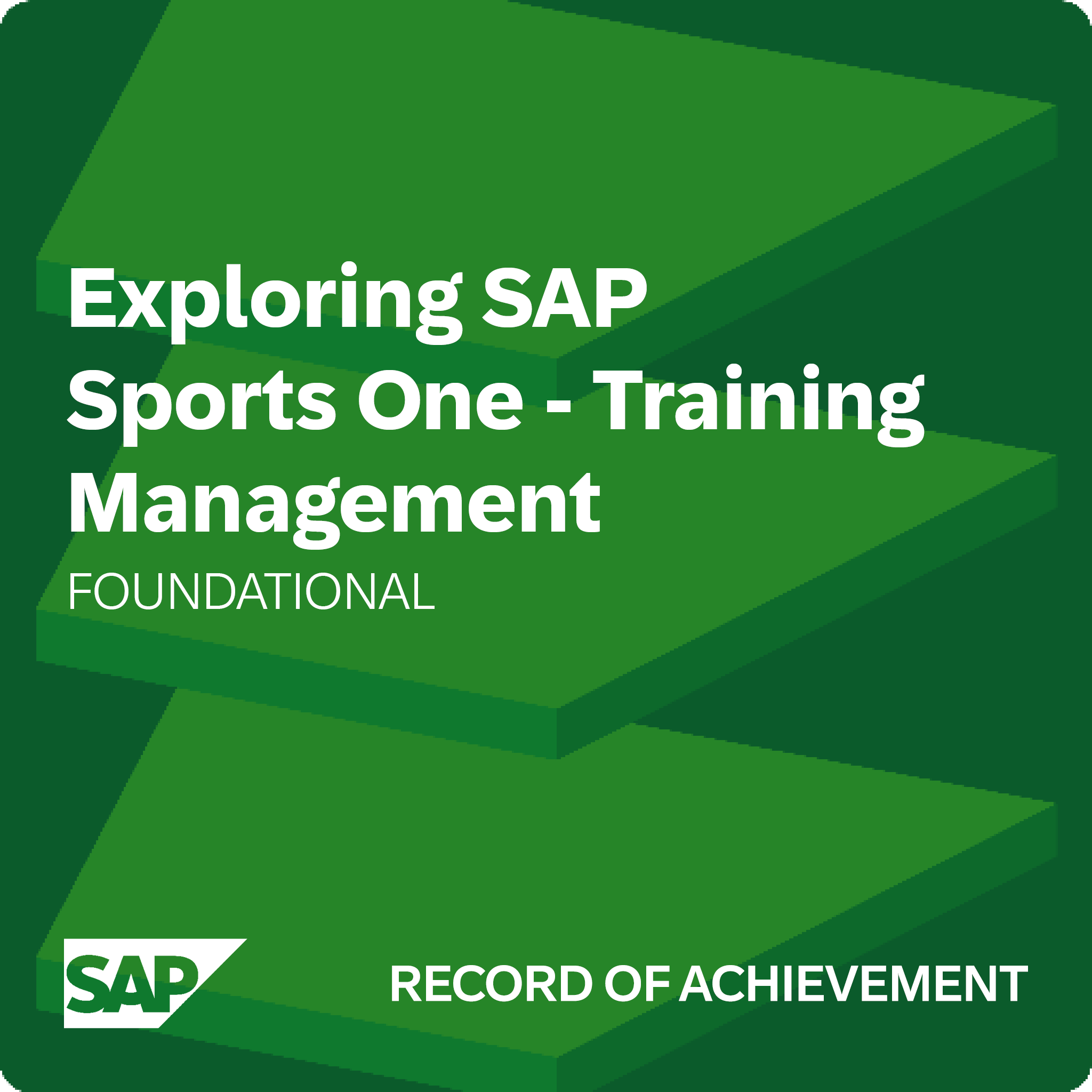 Exploring SAP Sports One - Training Management - Record of Achievement ...
