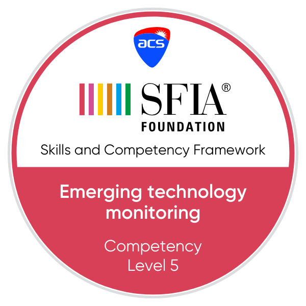 Emerging technology monitoring - Competency - Level 5 - Credly